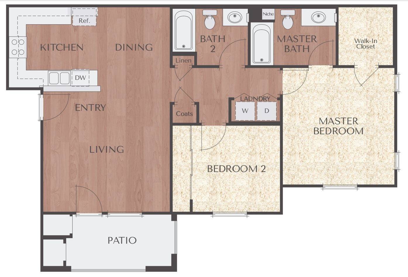 1, 2 & 3 Bedroom Apartments in Riverside CA | Viano at Riverwalk