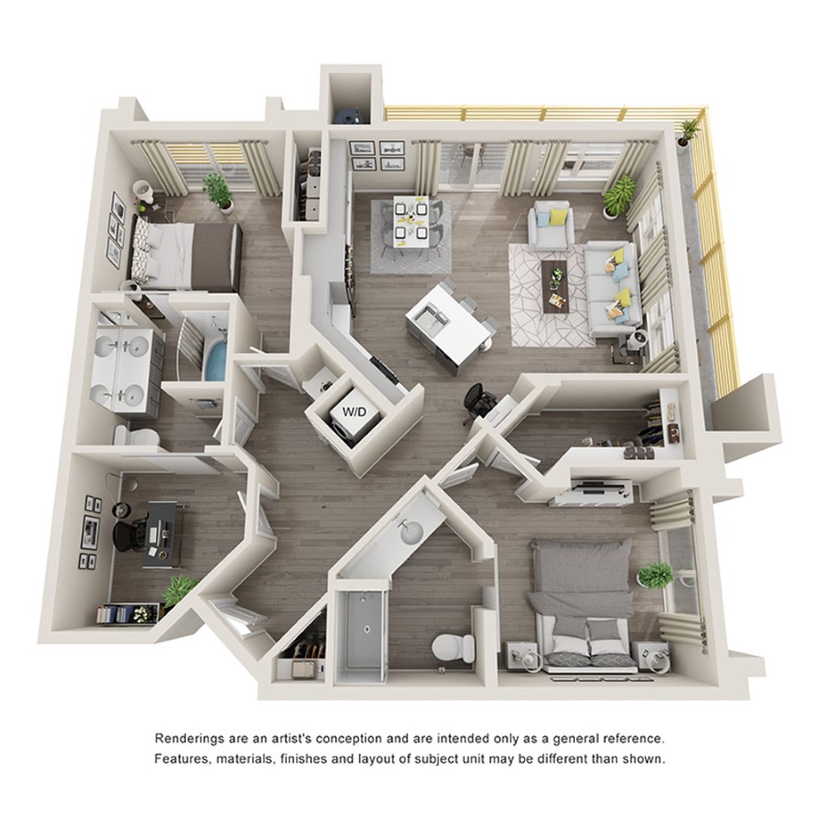 Studio - 2 Bed Apartments Near Summerlin | Aspire at Flamingo Grand