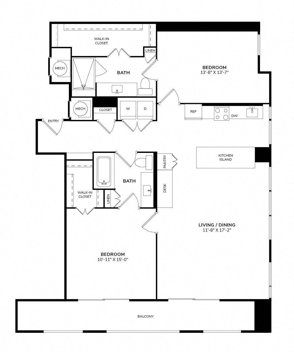 1 & 2 Bedroom Apartments in Uptown Dallas, TX