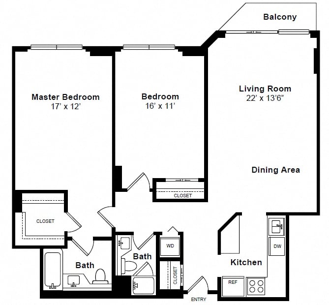 1, 2 & 3 Bedroom Apartments in Edgewater, NJ